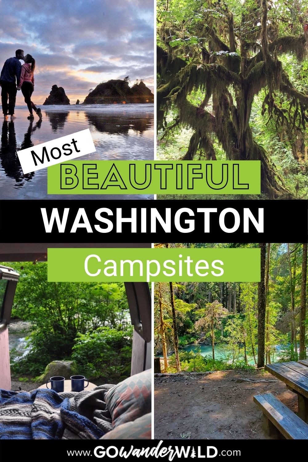 Best Campsites in Washington State: Ultimate Guide + Map - Go Wander Wild
