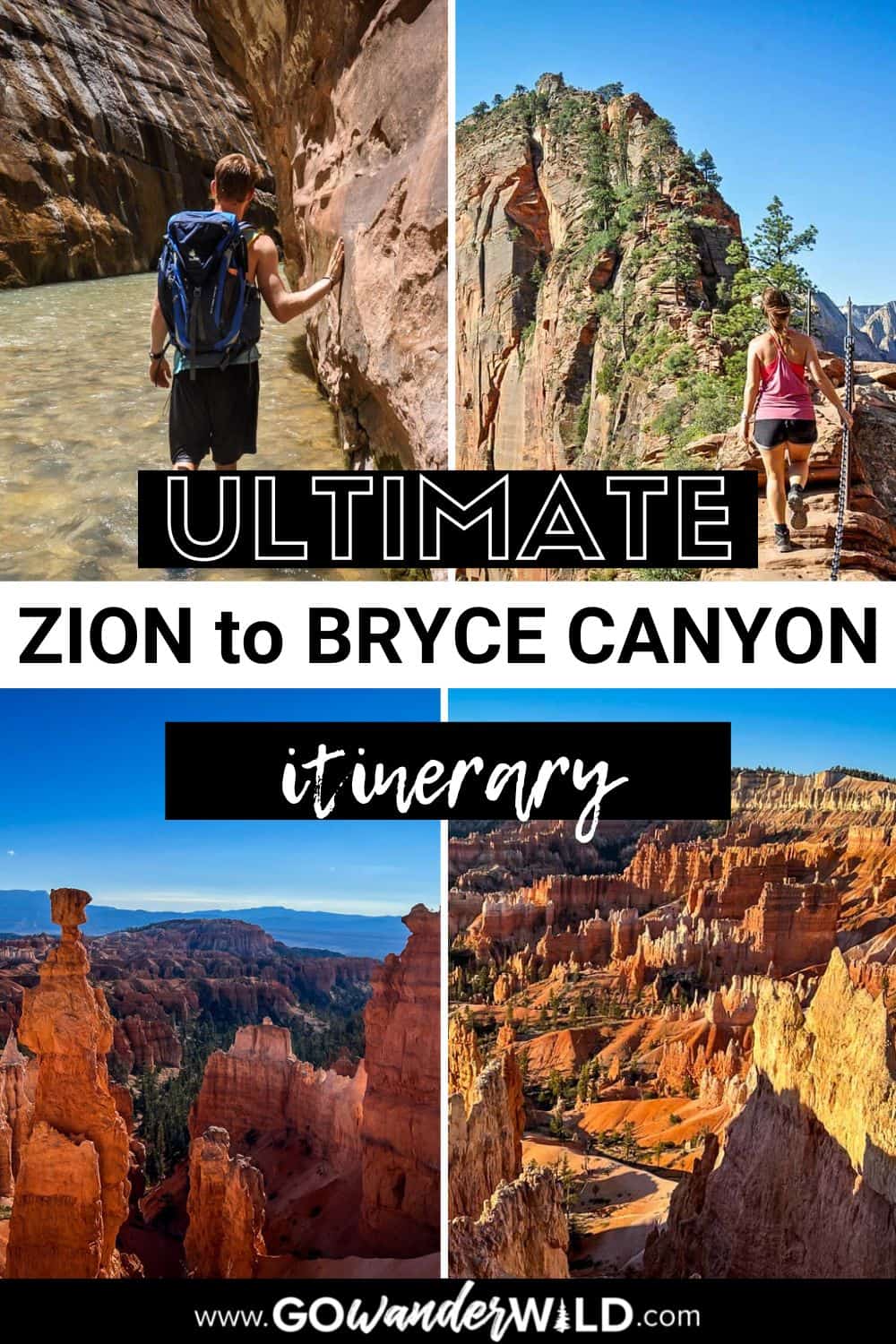 Ultimate Zion to Bryce Canyon National Park Road Trip Itinerary - Go ...